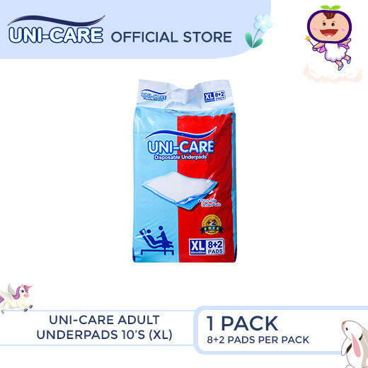 Uni-care Disposable Underpads 8+2 (XL) Pack of 1 | Lazada PH