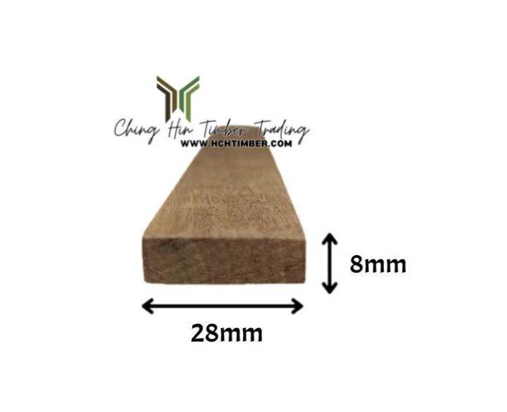 🔼 8mm x 28mm 🔼 Kayu Siling / Wood Ceiling / Kayu DIY / Frame / Bingkai ...
