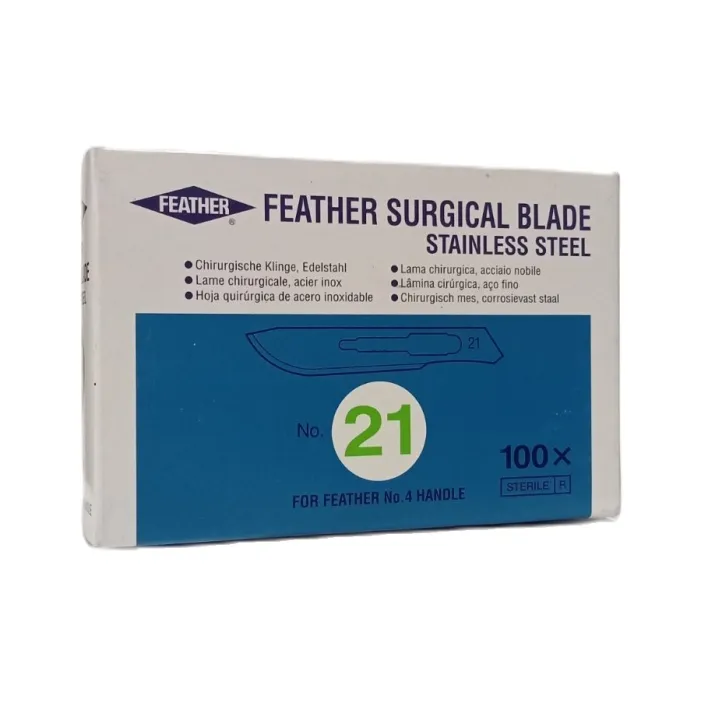 SURGICAL BLADE #21 FEATHER STAINLESS | Lazada PH