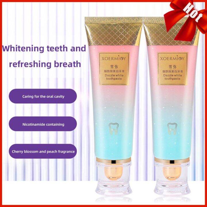 Lissng Whitening Toothpaste【With Free Toothbrush】niacinam Toothpaste ...