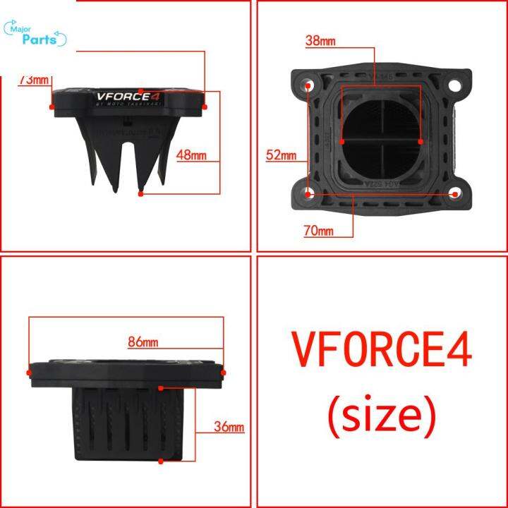 Moto VForce 4 Reed Valve V4145 for Yamaha Blaster 200 BLASTER200 YFS200 ...