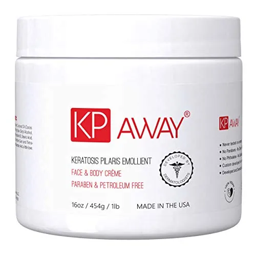 KPAway Keratosis Pilaris Treatment Emollient - Acid Free KP Cream ...