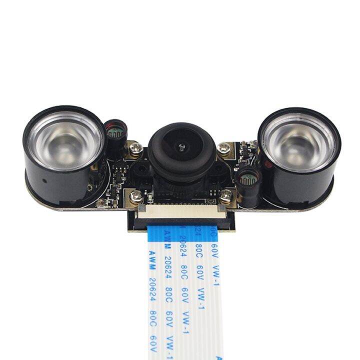 Elec untuk Raspberry Pi 4 Model B/3B +/3B/2B 5 Megapixel Fisheye Sudut ...
