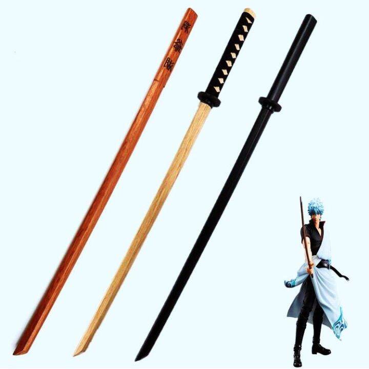 Kendo Wooden Sword for Cosplay and Sports Sakata Gintoki wooden stick ...