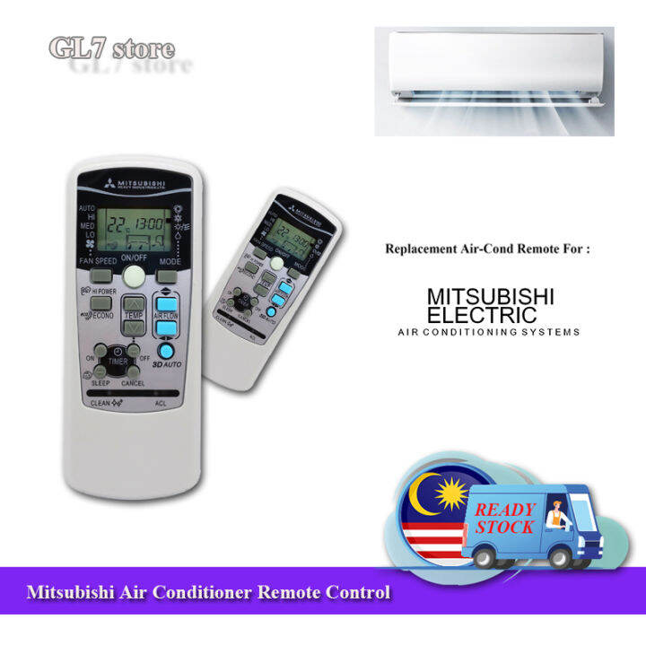 MITSUBISHI AIR COND REMOTE CONTROL RKX502A001 SRK10CFV-4 SRK09CJ / SRK12CF / CG / CH / CI REMOTE ...