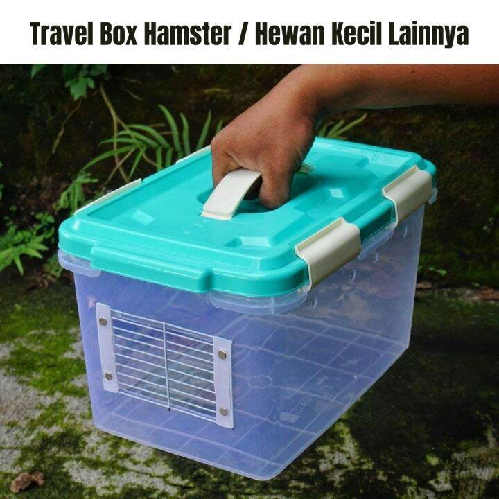 Travel Box Hamster 15L | Kandang Hamster | Pet Carrier | Box Modif ...
