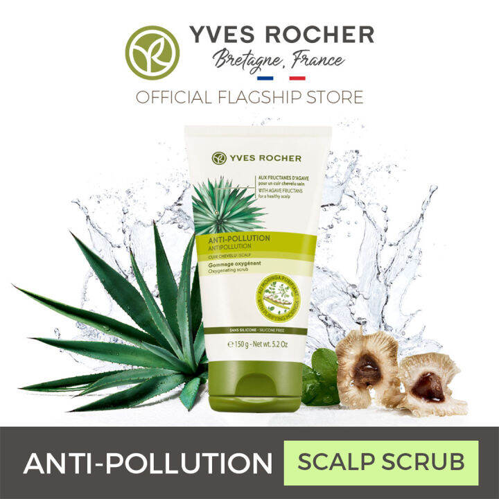 Yves Rocher Antipollution Scrub Preshampoo 150 ml | Lazada Indonesia