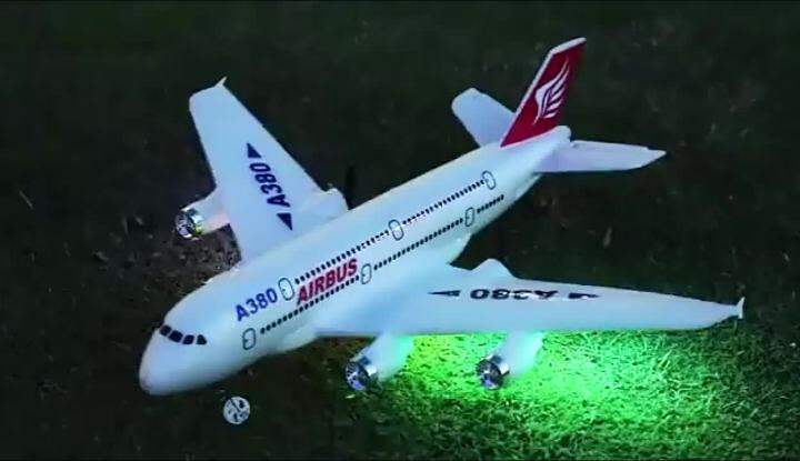 Remote Control Airbus A380 Boeing 747 RC Airplane Toy 2.4G Fixed Wing ...