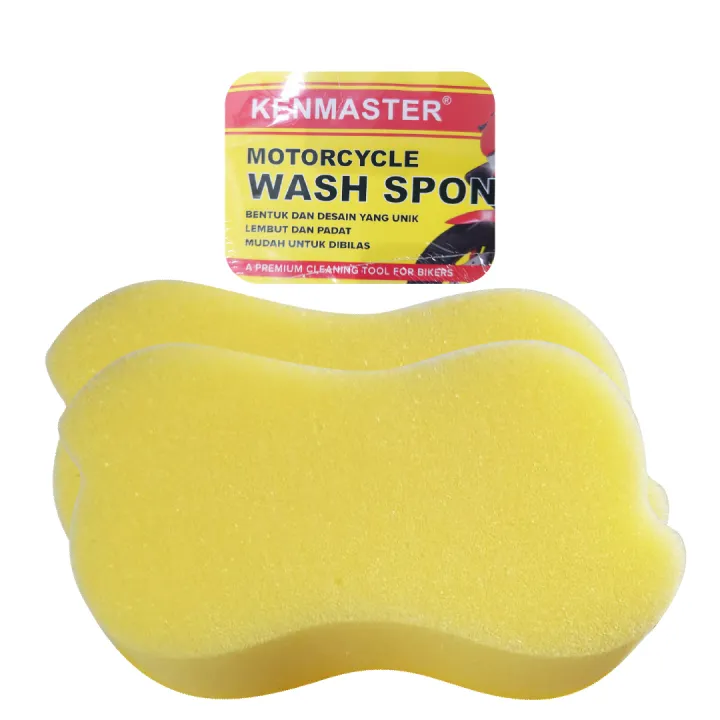 Kenmaster Busa Cuci Motor Wash Sponge Pencuci Mobil isi 2 pcs | Lazada ...