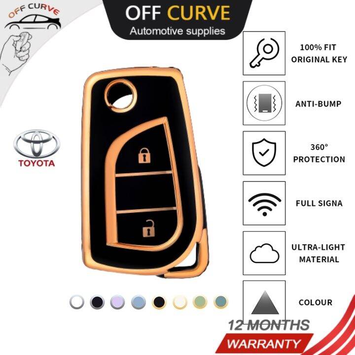 Toyota Key Cover Toyota Keychain Yaris Camry Corolla Vios Wigo Hiace ...