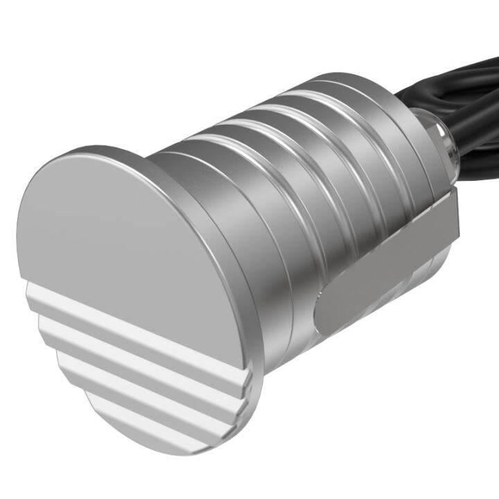 Led Stair Light Aluminum Round Lamp Outdoor IP67 1W Recessed Step ...