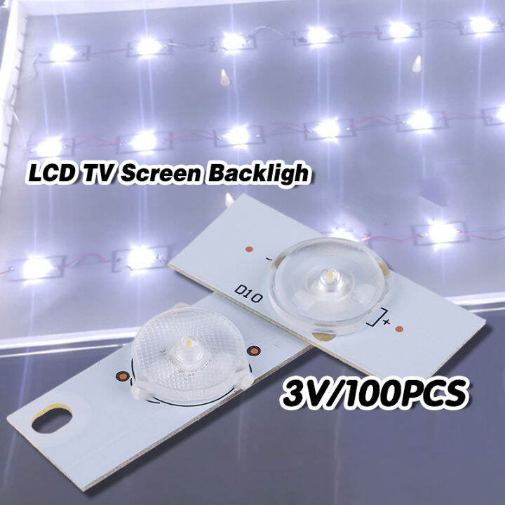100pcs/set LED TV Backlight SMD Lamp Beads LCD TV Screen Backlight ...