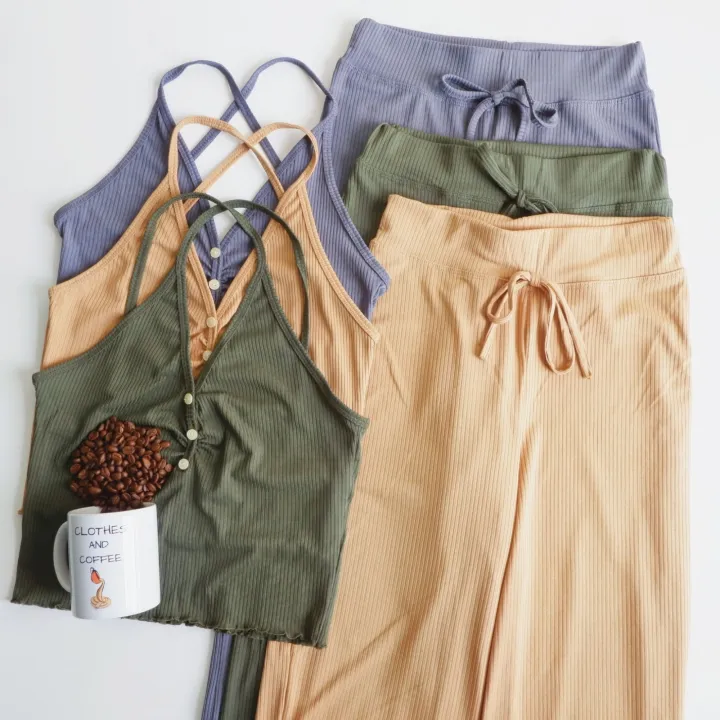 CNCPh Halter Sando Top and Pants Terno | Terno Set | Coordinates ...