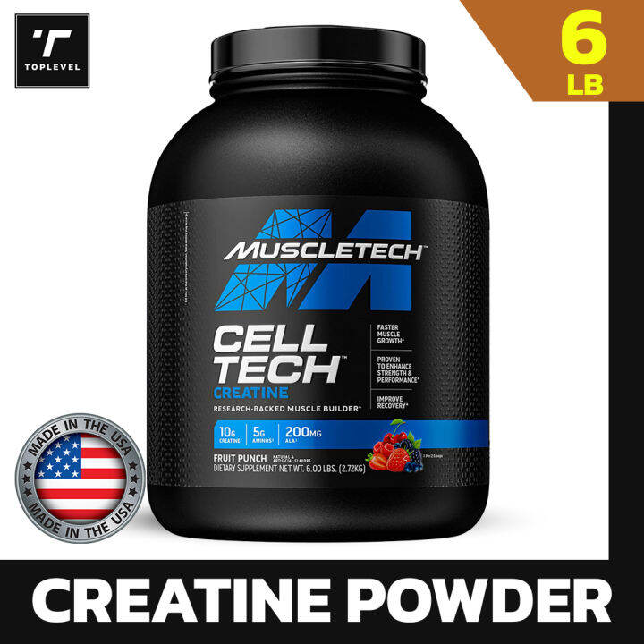 MuscleTech Cell-Tech Creatine - Fruit Punch, 6 lbs (56 Serv) สุดยอด ...