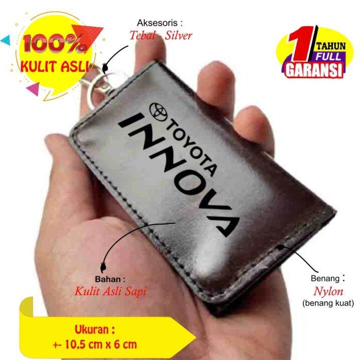 Dompet STNK Kulit Asli Sapi Logo Toyota Innova Garansi 1 Tahun | Lazada ...