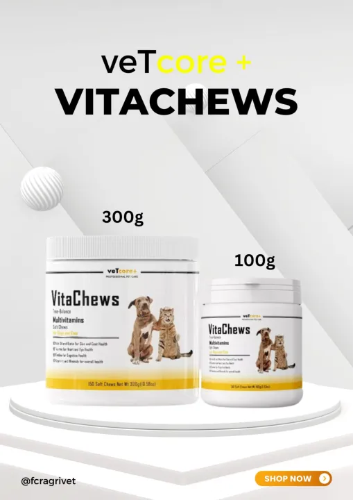[FCR AGRIVET] Vetcore+ Vitachews (Soft Chew Multivatimins for Dogs and ...