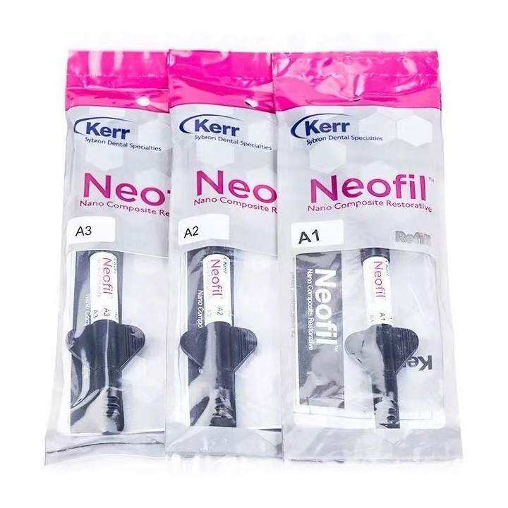 Kerr Neofil oral light cured composite resin filled dental cavity ...
