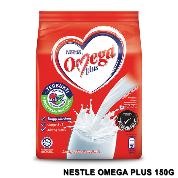 Nestle OMEGA Plus Milk Powder 150g | Travel Pack | Lazada