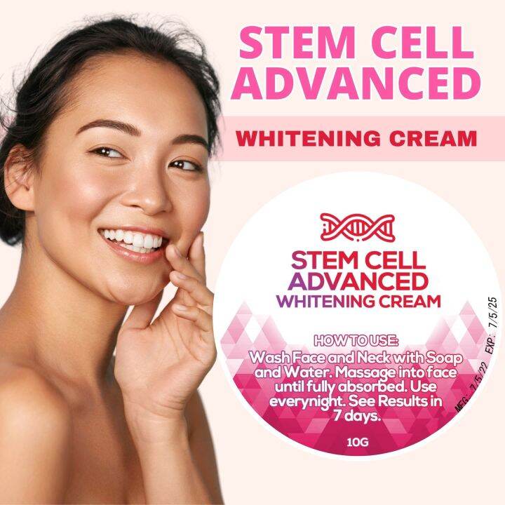 STEM CELL ADVANCED WHITENING CREAM 10G, Collagen face whitening ...