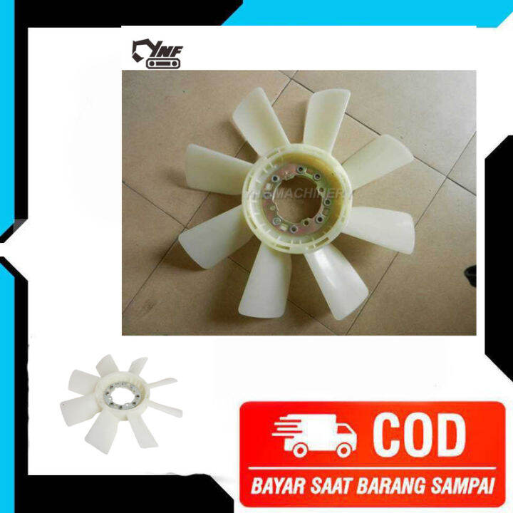 KIPAS RADIATOR HITACHI EX 200 1 2 3 EX200-1 200-2 200-3 8 FAN BLADE ...