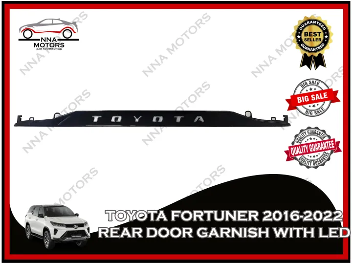 TOYOTA FORTUNER 2016/2017/2018/2019/2020/2021/2022 Rear Door Garnish ...