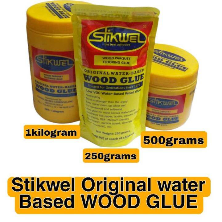STIKWEL Original Water-Based Wood Glue 1kilogram 500grams 250grams ...