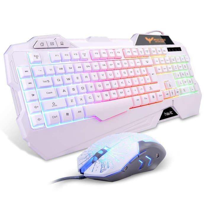 HAVIT HV-KB558CM LED Backlit Wired Gaming Keyboard Mouse Combo | Lazada Indonesia