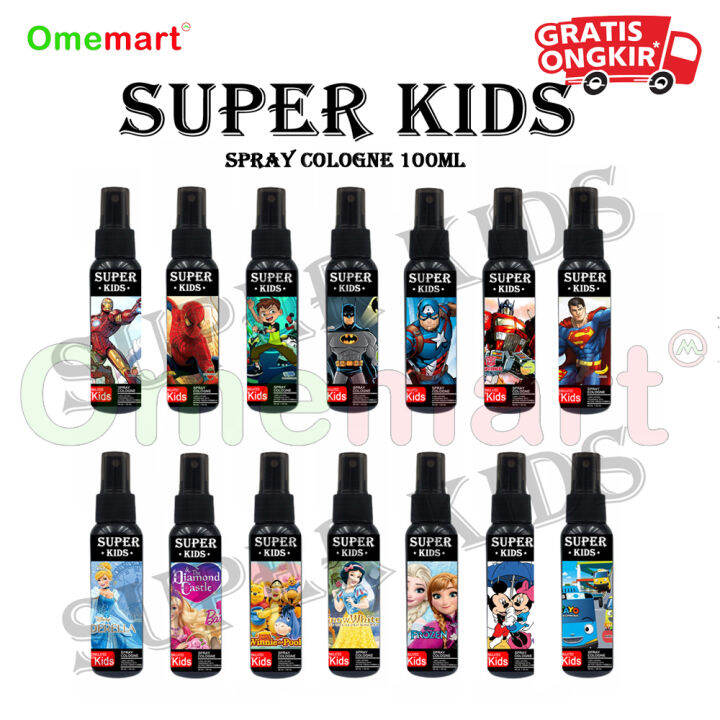 Parfum Anak Super Kids Spray Cologne 100ml / Parfum Spray Cologne Anak ...