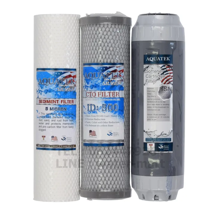 AQUATEK Water Filter ชุดไส้กรองน้ำ Standard Set A | Lazada.co.th