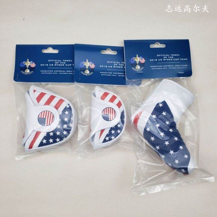 American Style Big Head Semicircle Putter Sleeve Golf Wooden Head Cover ...