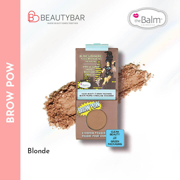 TheBalm Clean and Green Brow Pow Blonde [Beauty Bar] [Makeup] [Eyebrows ...