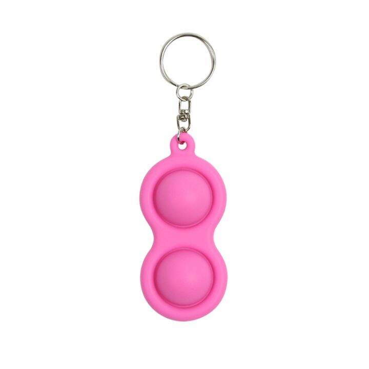 Simple Dimple Toy Stress Relief Hand Fidget Toys Keychain For Kids ...