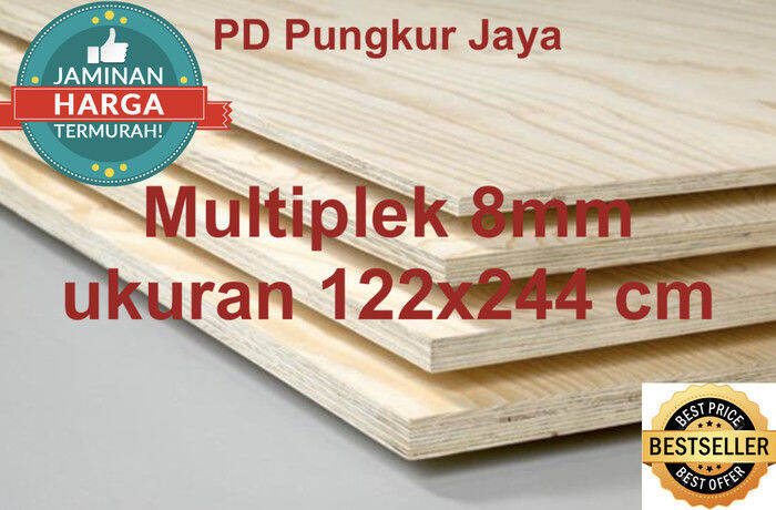 Triplek Multiplek Plywood 8mm (Meranti Campur) | Lazada Indonesia