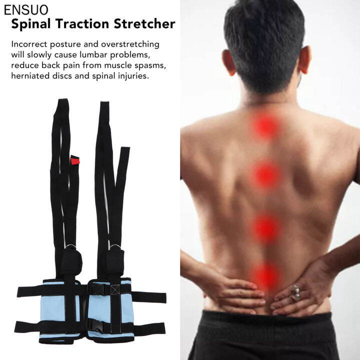 [ENSUO] Back Stretcher Hanging Spinal Decompression Harness Reduce ...