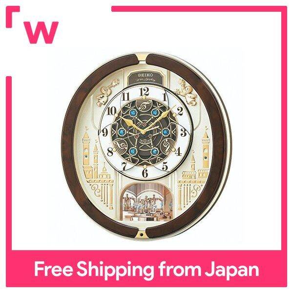 นาฬิกา Seiko,นาฬิกาแขวน,คลื่นไฟฟ้า,อะนาล็อก,ถัก,เลือกสาม,Melody,ตกแต่ง ...