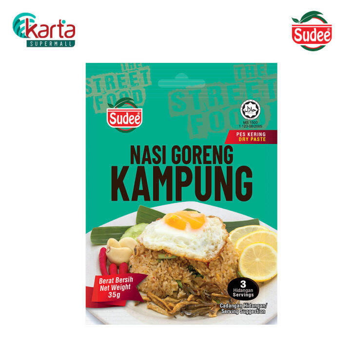 Sudee Kampung Style Fried Rice Paste 35g (Perencah Nasi Goreng Kampung ...