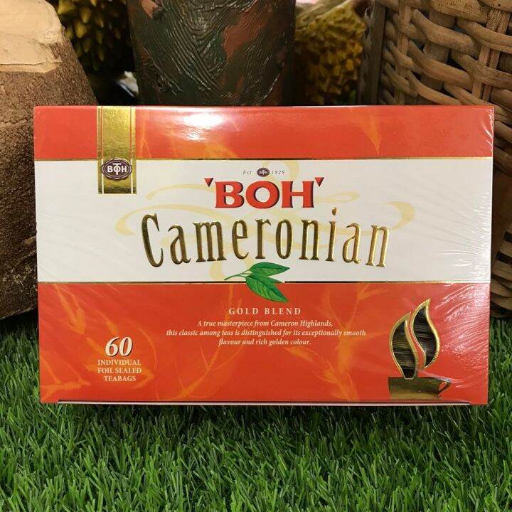 Boh Cameronian Gold Blend Tea 60 Teabags | Lazada