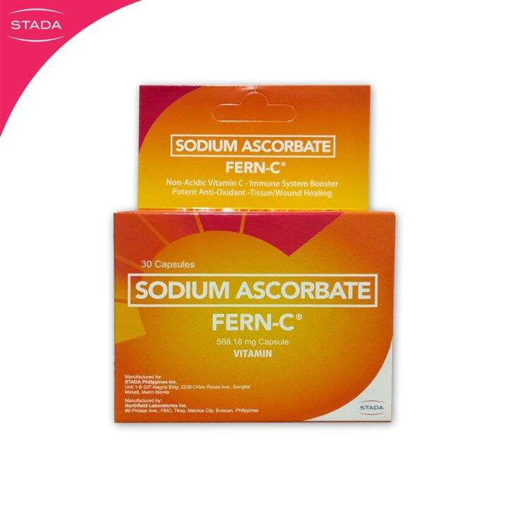 FERN-C Sodium Ascorbate Vitamin 500 mg 30 Capsules | Lazada PH
