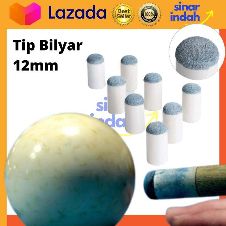 Slip On Tip & Ferrule Selongsong Stik Biliar Billiard Cue Stick Bilyar ...