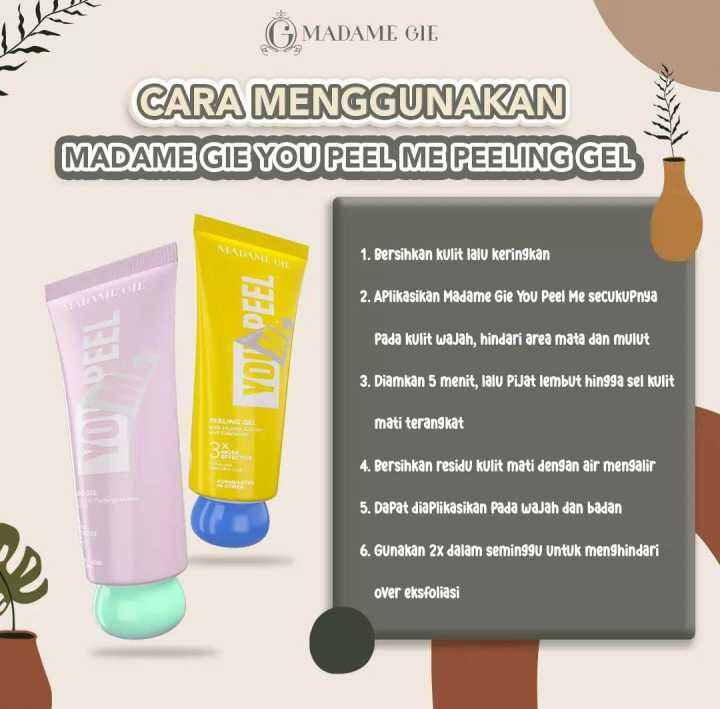 Madame Gie You Peel Me - Peeling Gel | Lazada Indonesia
