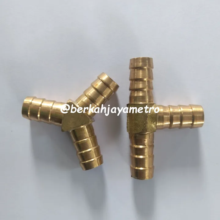 SAMBUNGAN SELANG GAS BENTUK "Y" "T" KUNINGAN | Lazada Indonesia