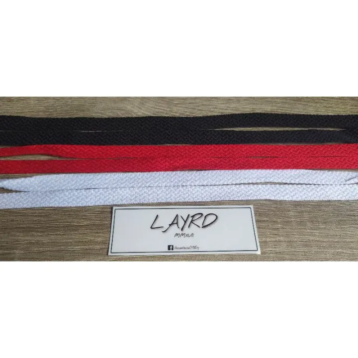 Fat lace for cortez, nike, vans with free 4pcs aglets (gold, silver or ...