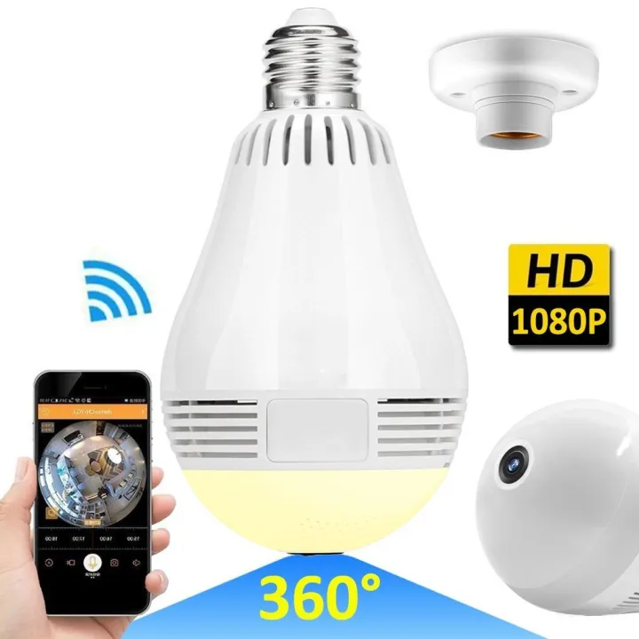 Panoramic camera wifi wireless bulb 360 | Lazada PH