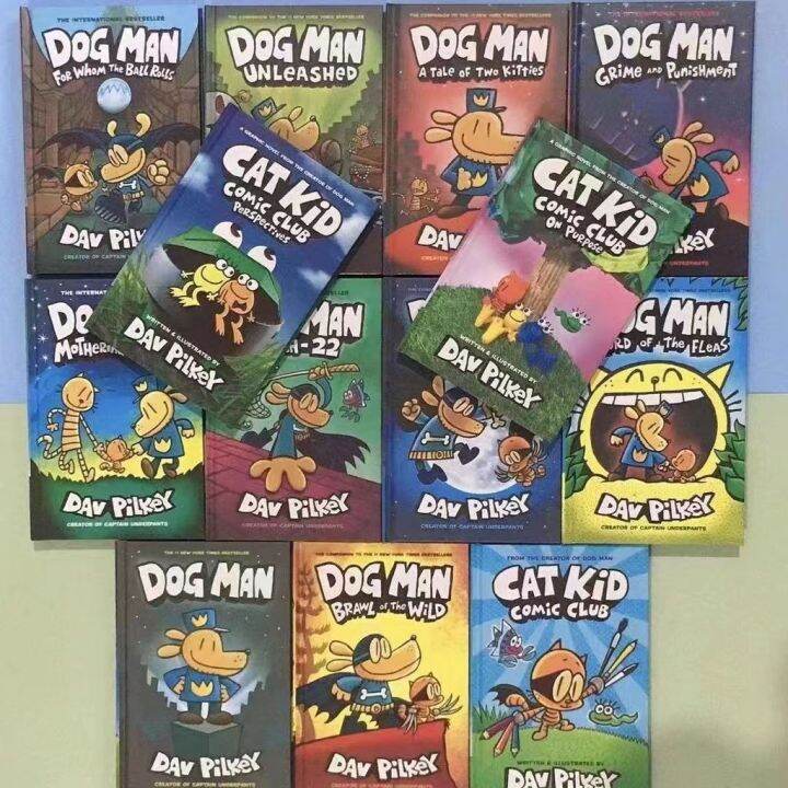 Dog man comic book softcover Books set by Dav Pilkey children books ...