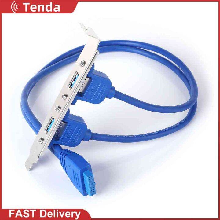 Motherboard USB 3.0 20 Pin to Dual USB3.0 Baffle Adapter Cable USB 3.0 ...