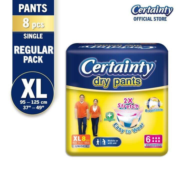 Certainty DryPants XL 1 x 8's Adult Diaper | Lazada