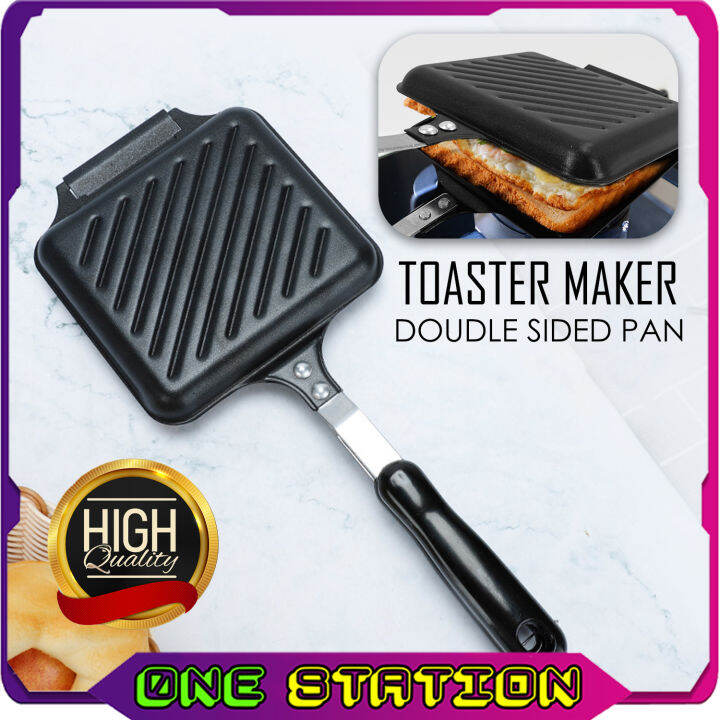 Bread Toaster Pan Pembakar Roti Camping Toaster Sandwich Maker Sandwich ...