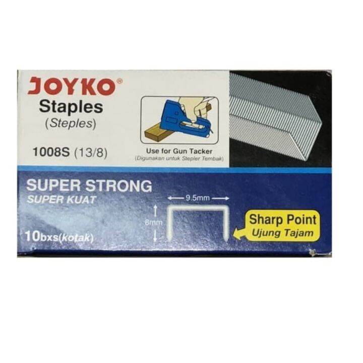Isi Staples Tembak JOYKO 1008S 13/8" Refill Stapler Tembak/Gun Tacker ...