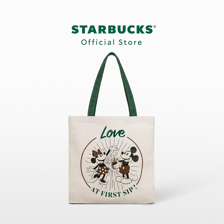 Starbucks Disney Love At First Sip Tote Bag กระเป๋าผ้าสตาร์บัคส์ ...