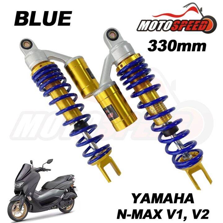 1 Pair Rear Shock Absorber with Gas Tank 330mm For ER 150 Xmax Pcx ...